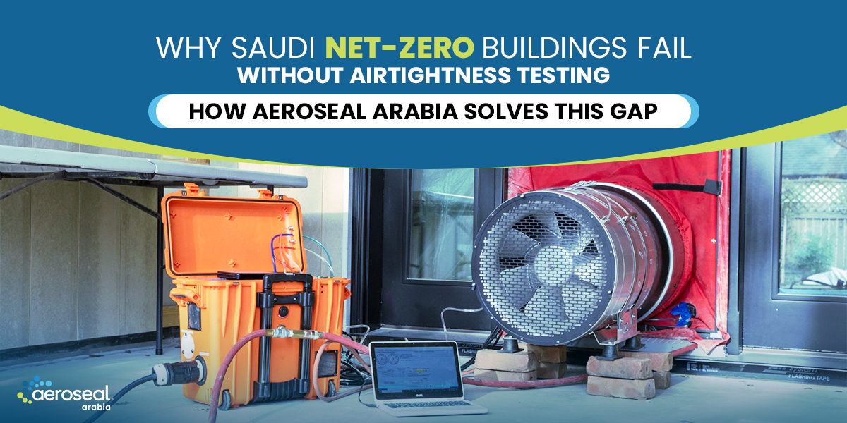 Why Net-Zero Buildings in Saudi Arabia Fail Without Airtightness test